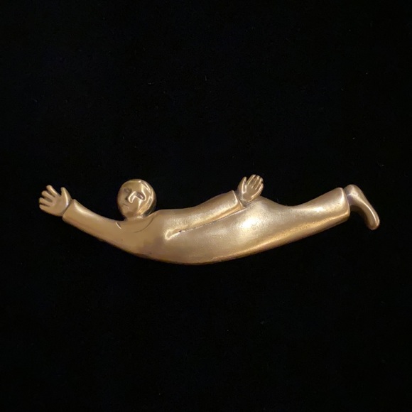 Alva | Jewelry | Vintage Alva Roman Gold Tone Pin | Poshmark
